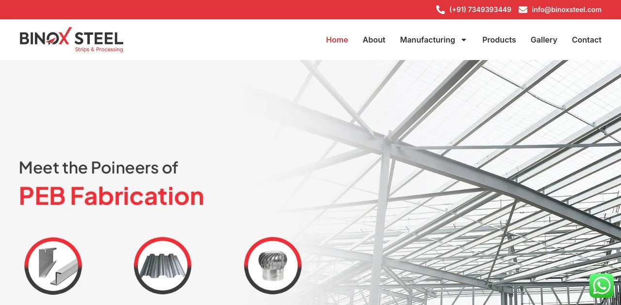 High-Quality Roofing & PEB Solutions | Binox Steel Strips